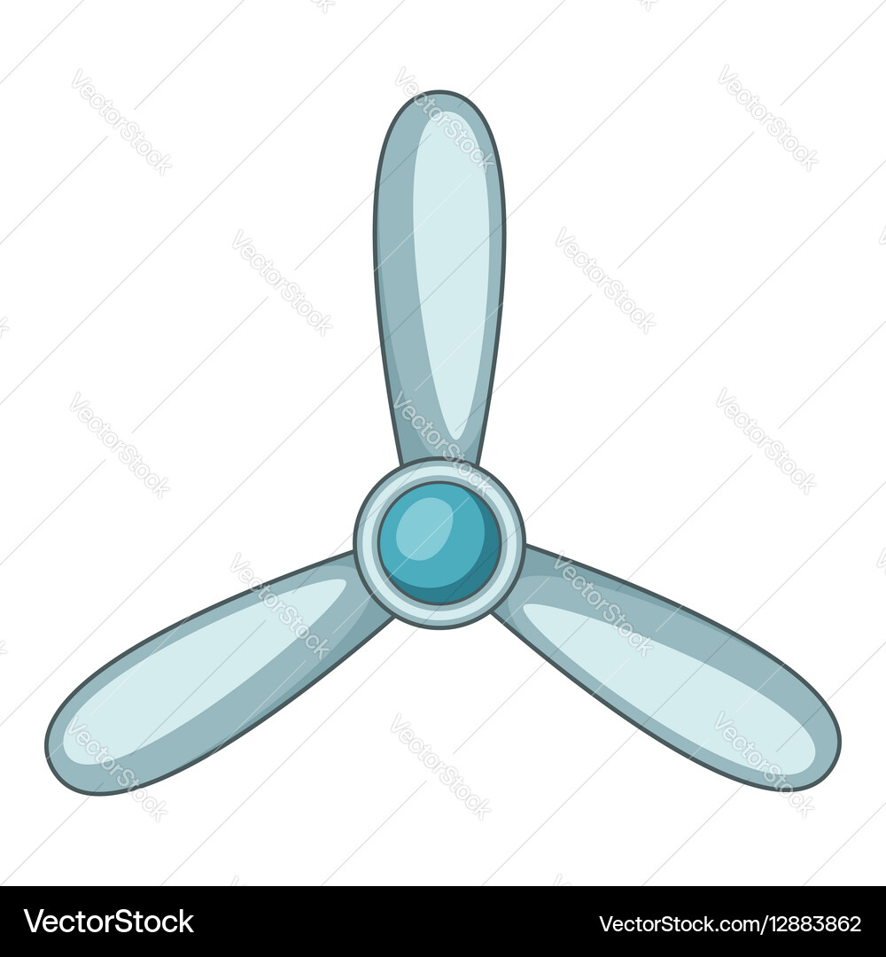 Propeller icon cartoon style Royalty Free Vector Image