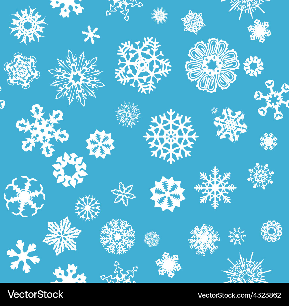 Snowflake Winter Background Royalty Free Vector Image