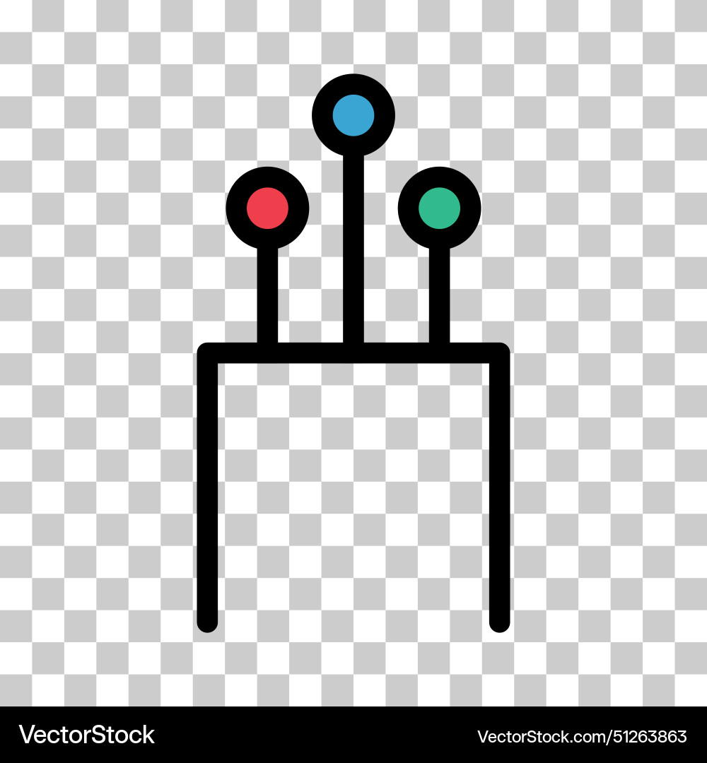 Optical cable icon technology information wire Vector Image