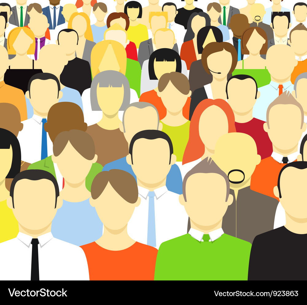 People Royalty Free Vector Image - VectorStock
