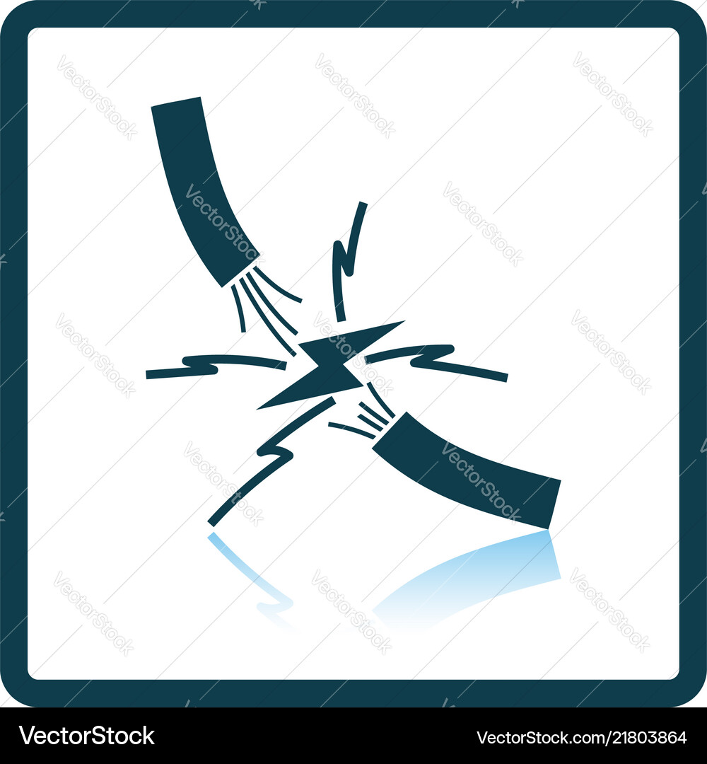 Icon of wire Royalty Free Vector Image - VectorStock