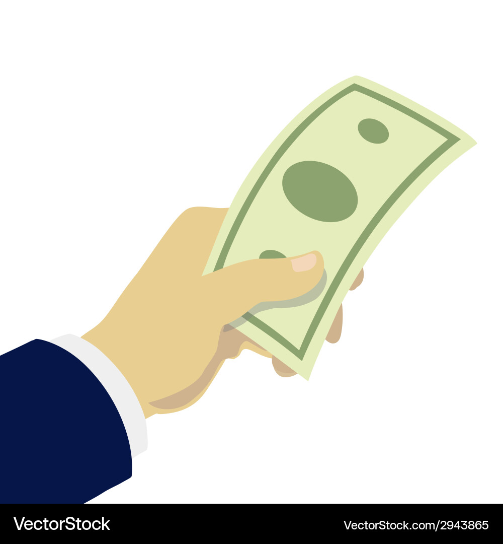 Hand Give Money Comic Vector Images (64)
