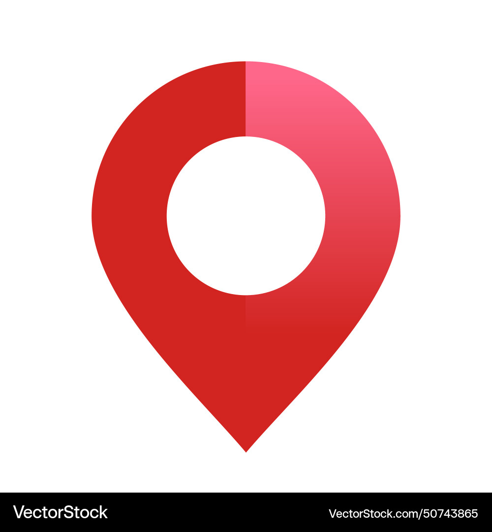 Map pin icon location symbol Royalty Free Vector Image