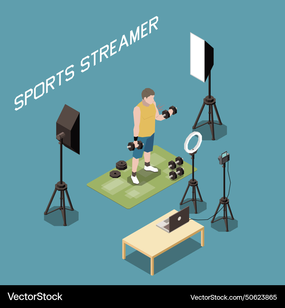 Sports streamer Royalty Free Vector Image - VectorStock