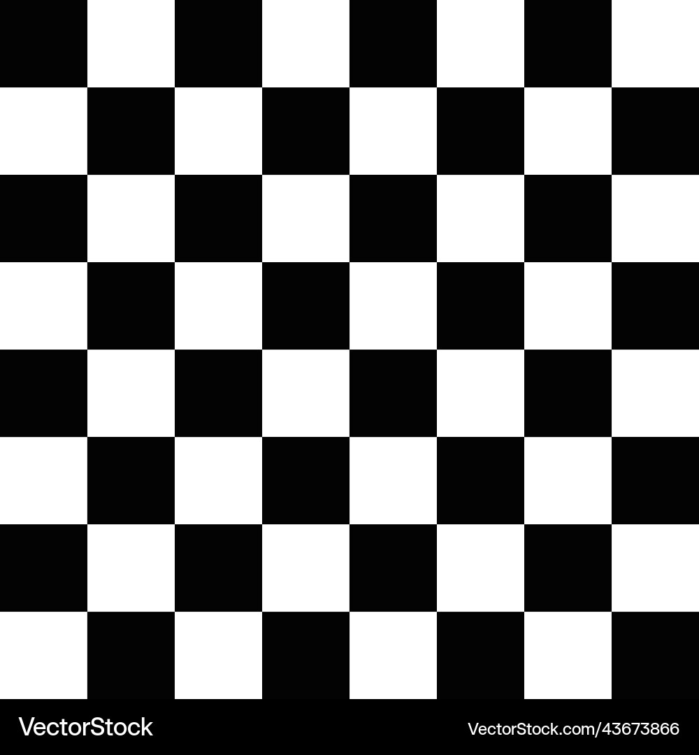 Checkerboard checkers chess pattern background Vector Image