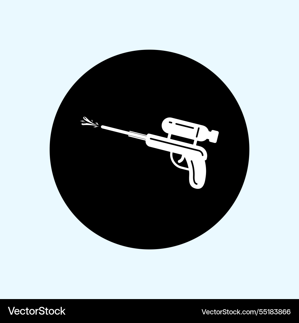 Simple water gun icon symbol design Royalty Free Vector