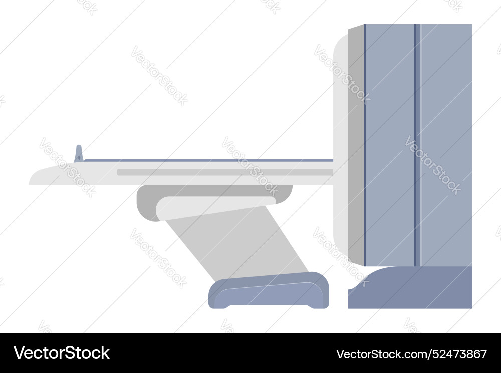 Ct mri scanner machine for medical research Vector Image