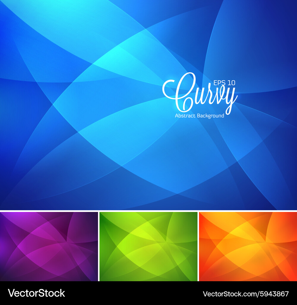 Curvy abstract background Royalty Free Vector Image