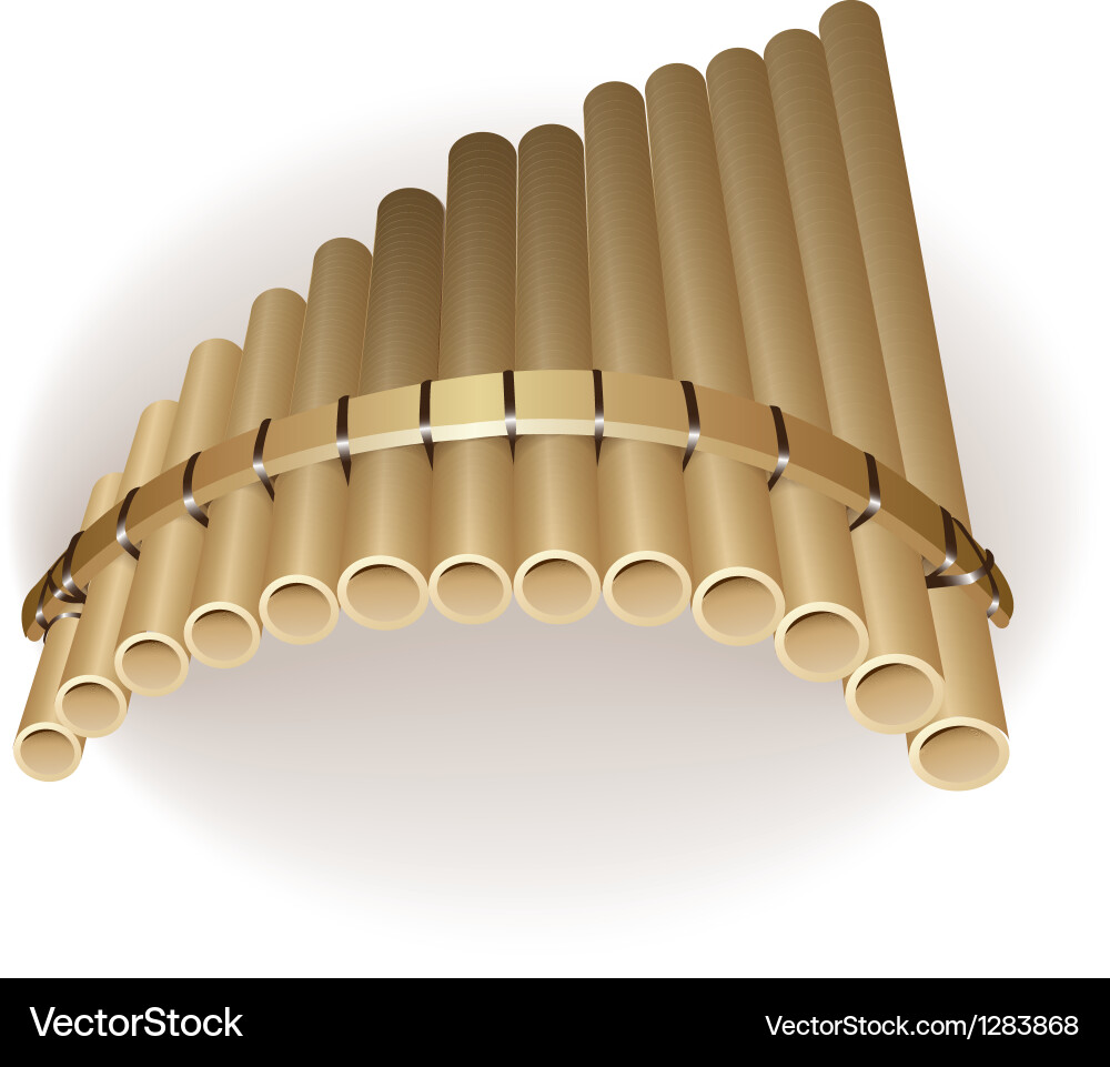 Pan flute Royalty Free Vector Image - VectorStock