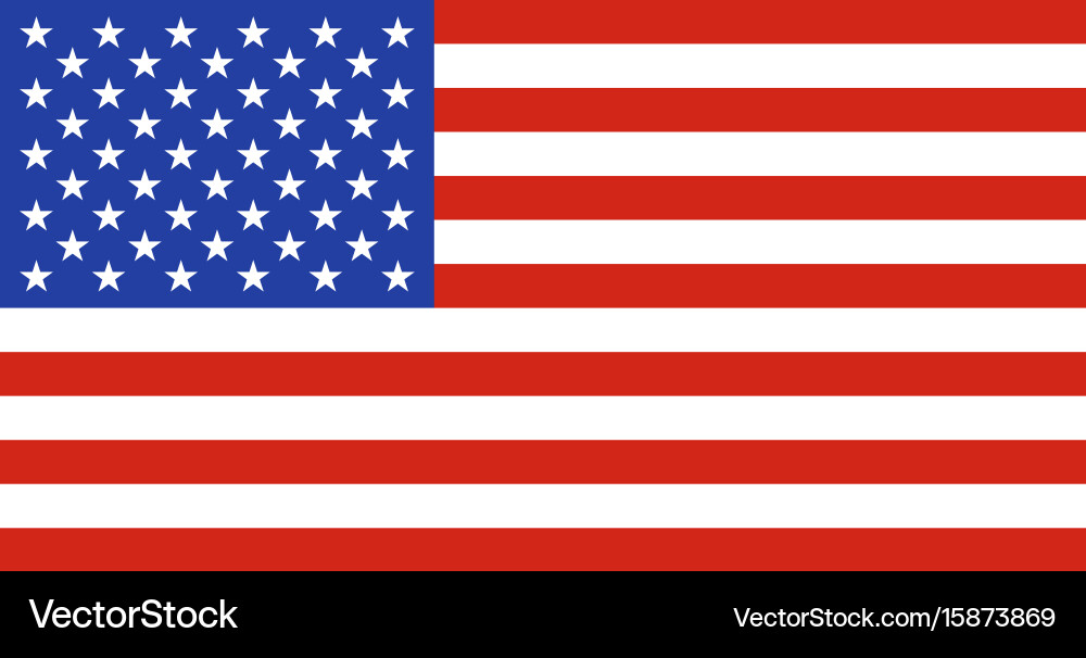 American flag Royalty Free Vector Image - VectorStock