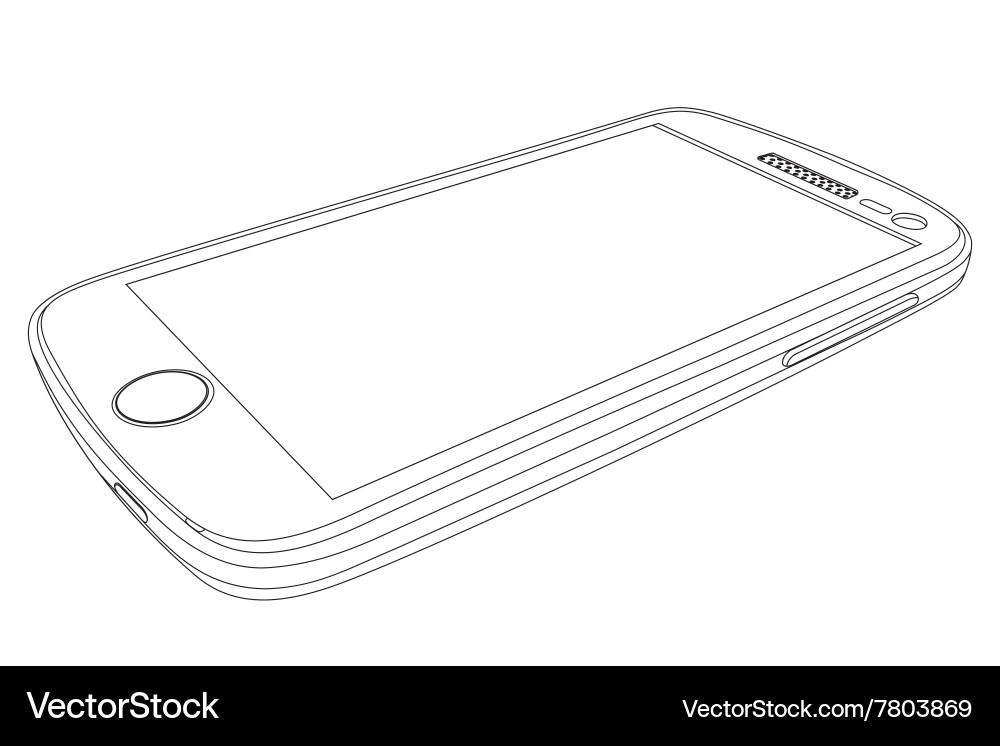 Realistic detailed smartphones Royalty Free Vector Image