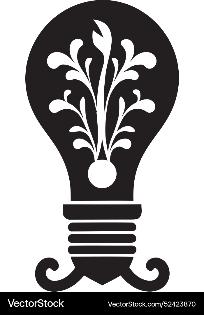 Crafting luminous art decorative light Royalty Free Vector