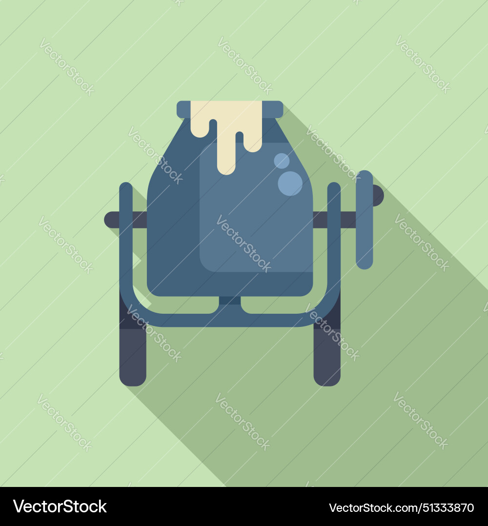 Flat design home brewing equipment icon Royalty Free Vector