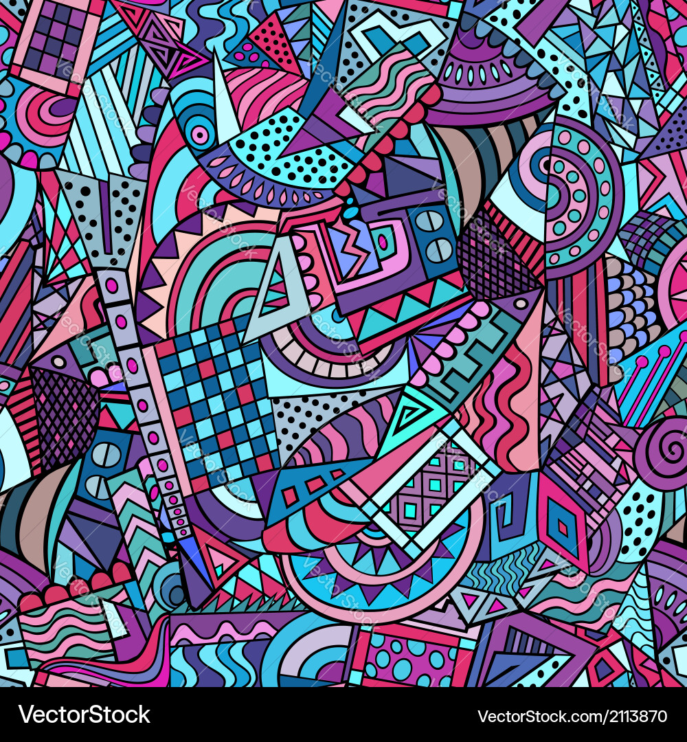 Geometric abstract decorative pattern Royalty Free Vector