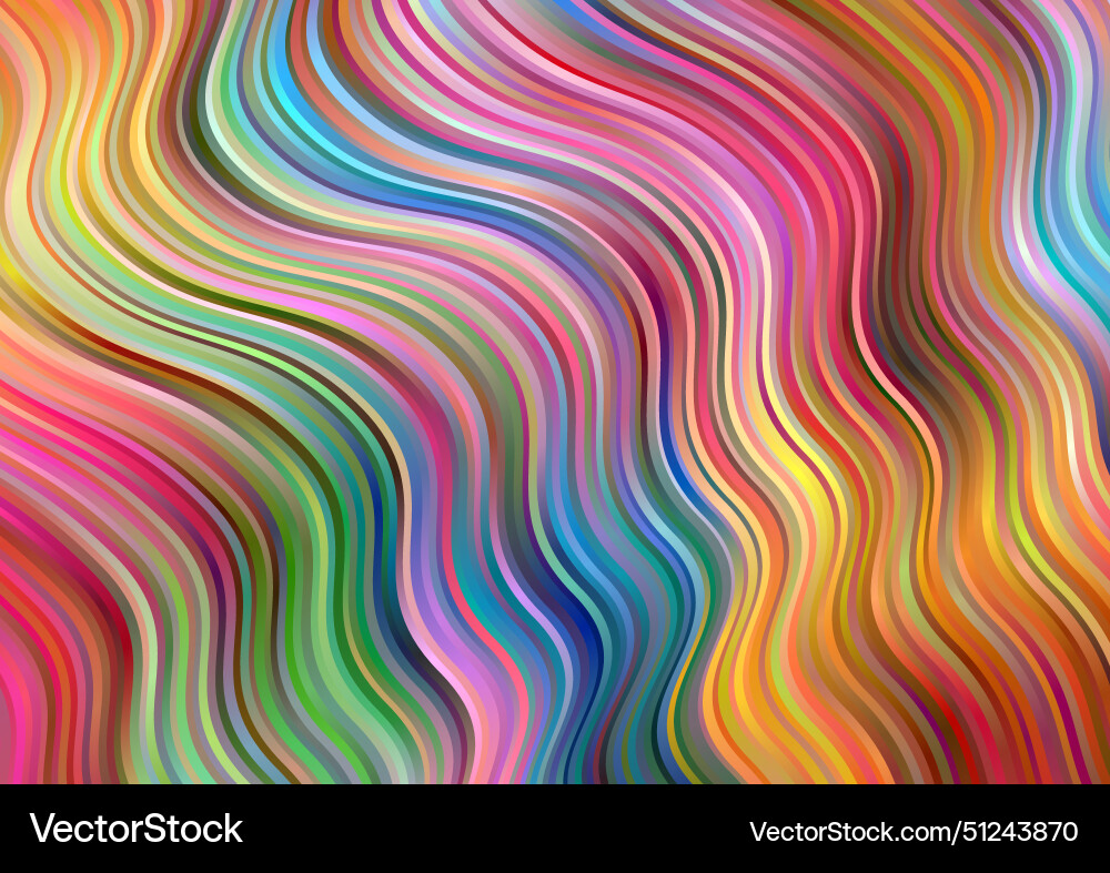 Multicolor striped abstract background Royalty Free Vector