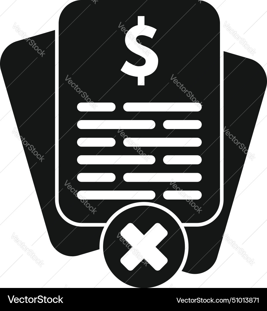 Disclaimer finance paper icon simple file Vector Image