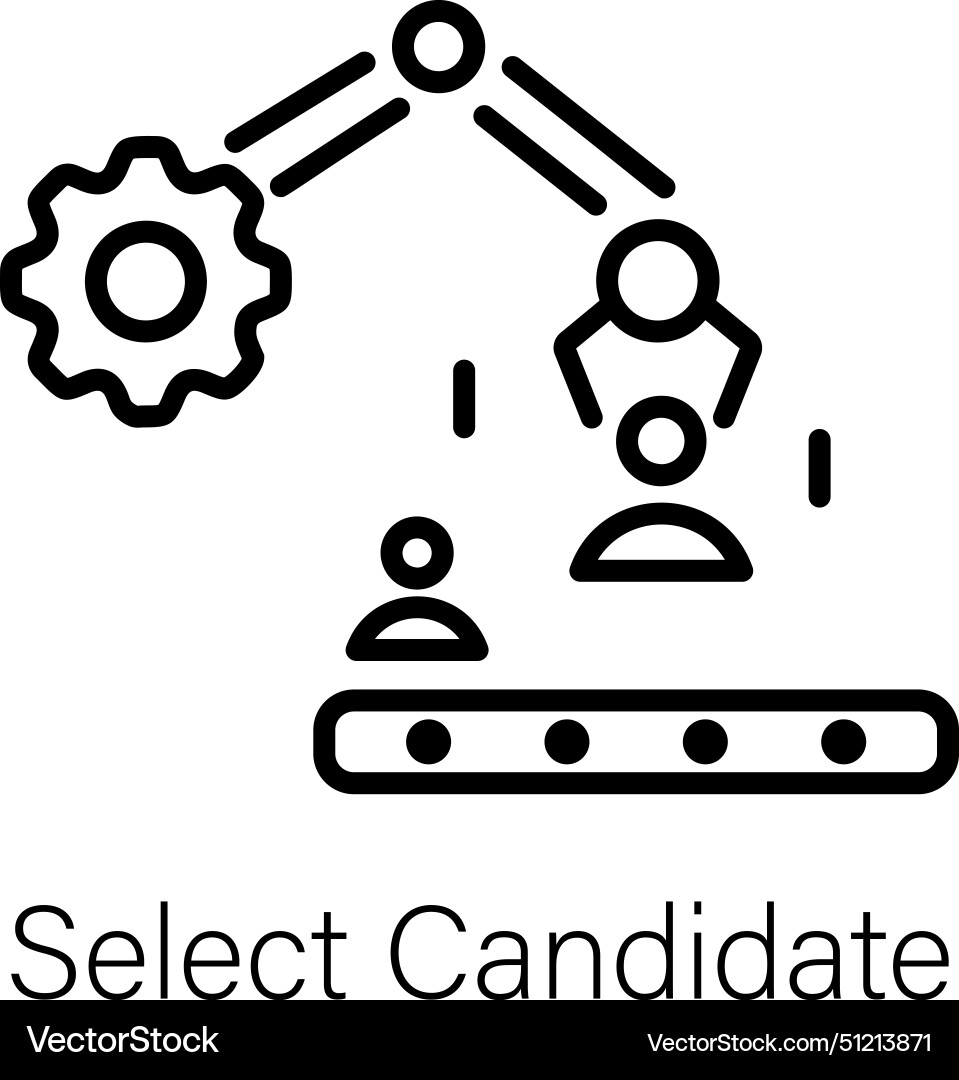Select candidate Royalty Free Vector Image - VectorStock