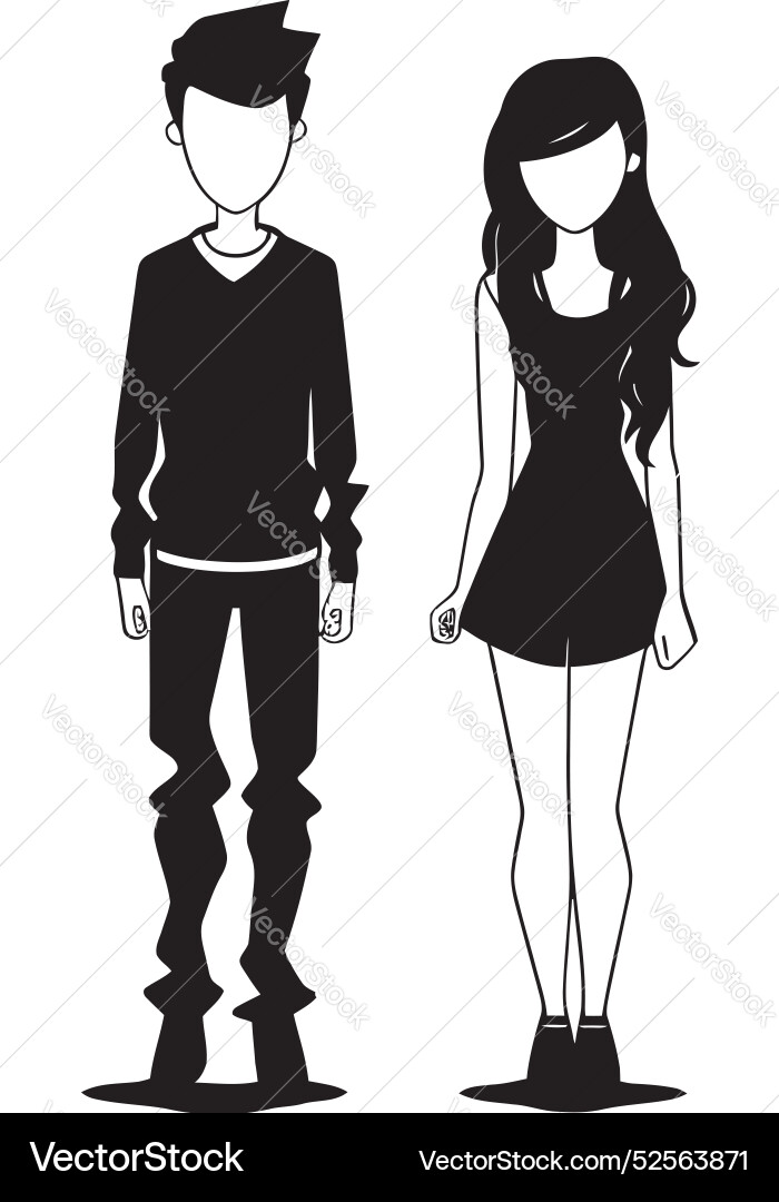 Silent symphony minimalistic moment symbol Vector Image