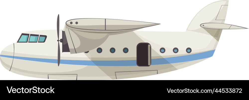 Cartoon plane Royalty Free Vector Image - VectorStock