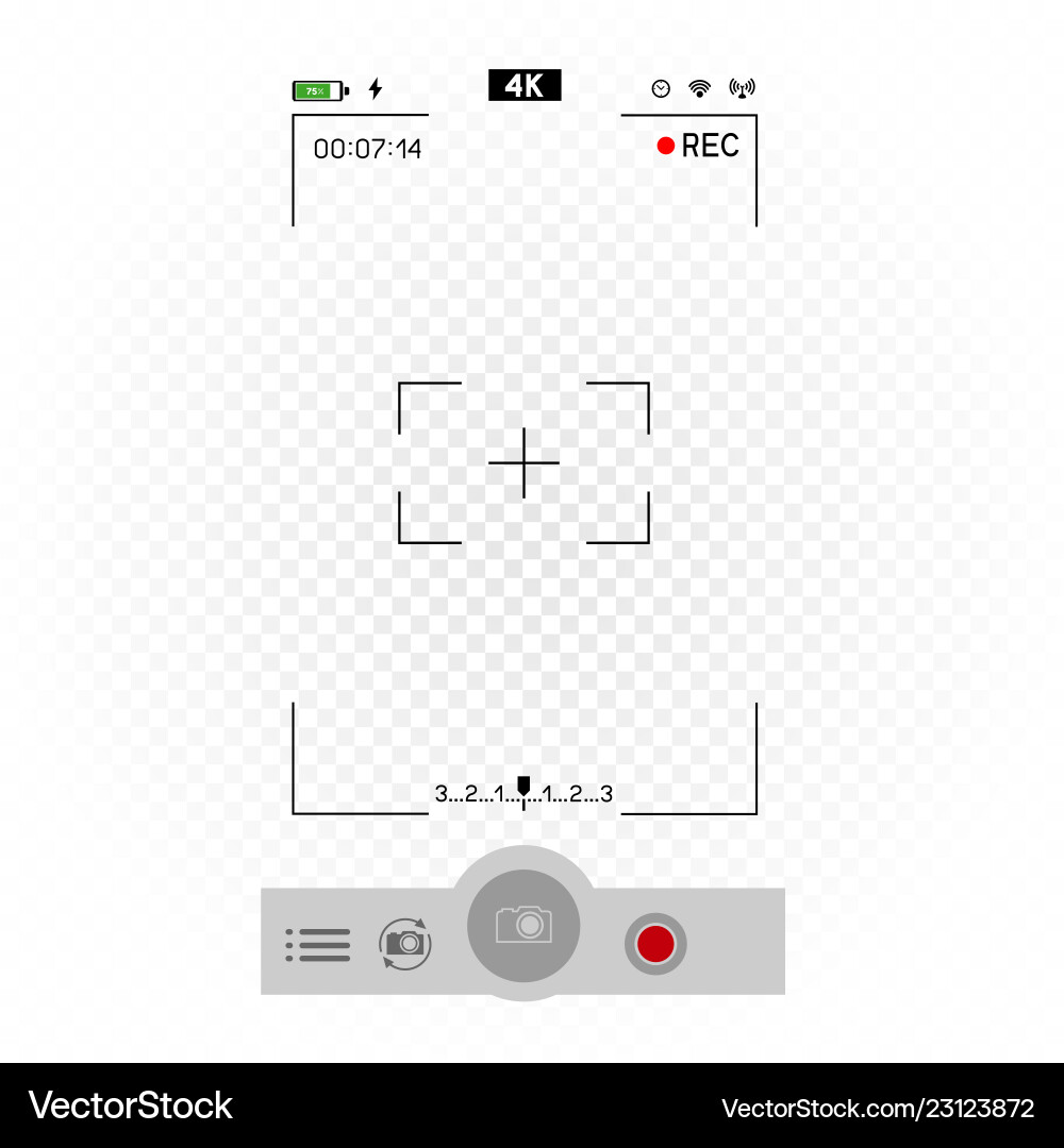 Focus Camera Rectangular Vector Images (44)