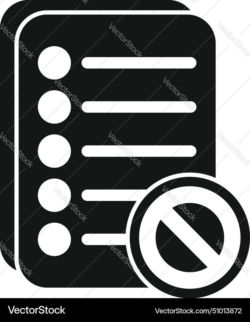Request mark disclaimer icon simple modern Vector Image