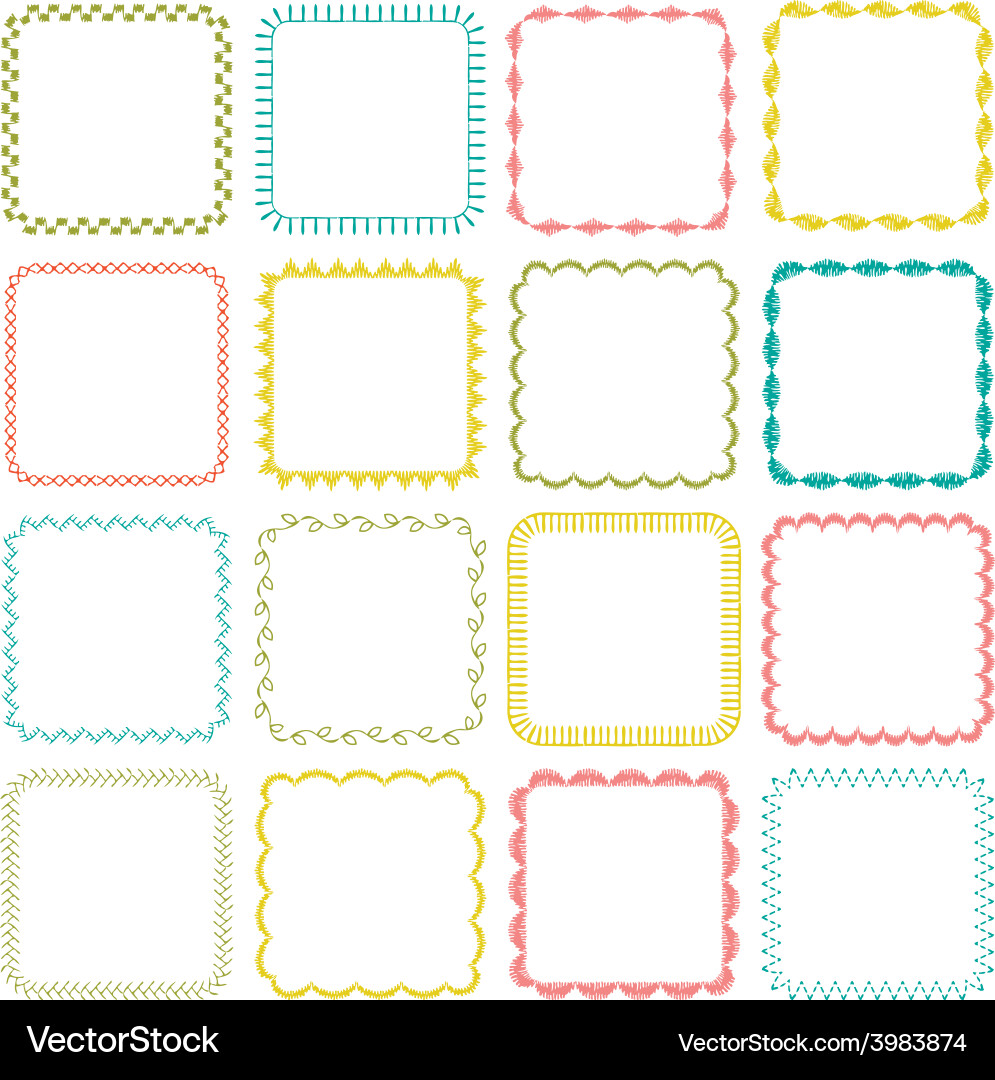 Embroidered Vector Images (over 12,000)