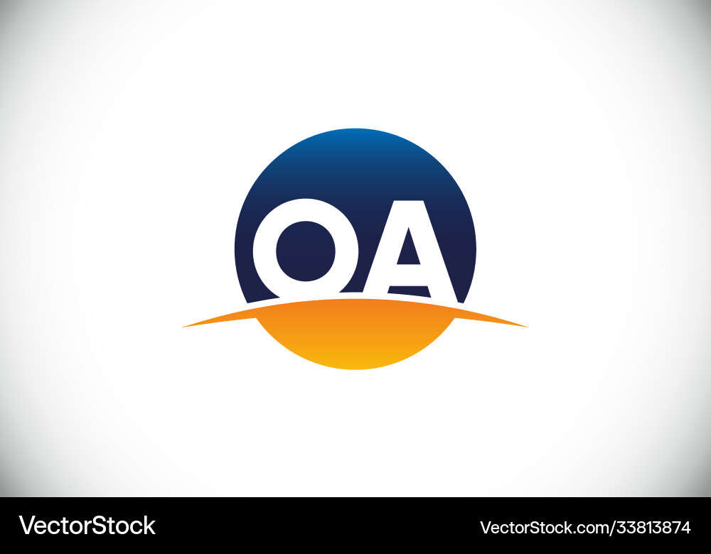 Initial monogram letter o a logo design template – Royalty-Free Vector ...