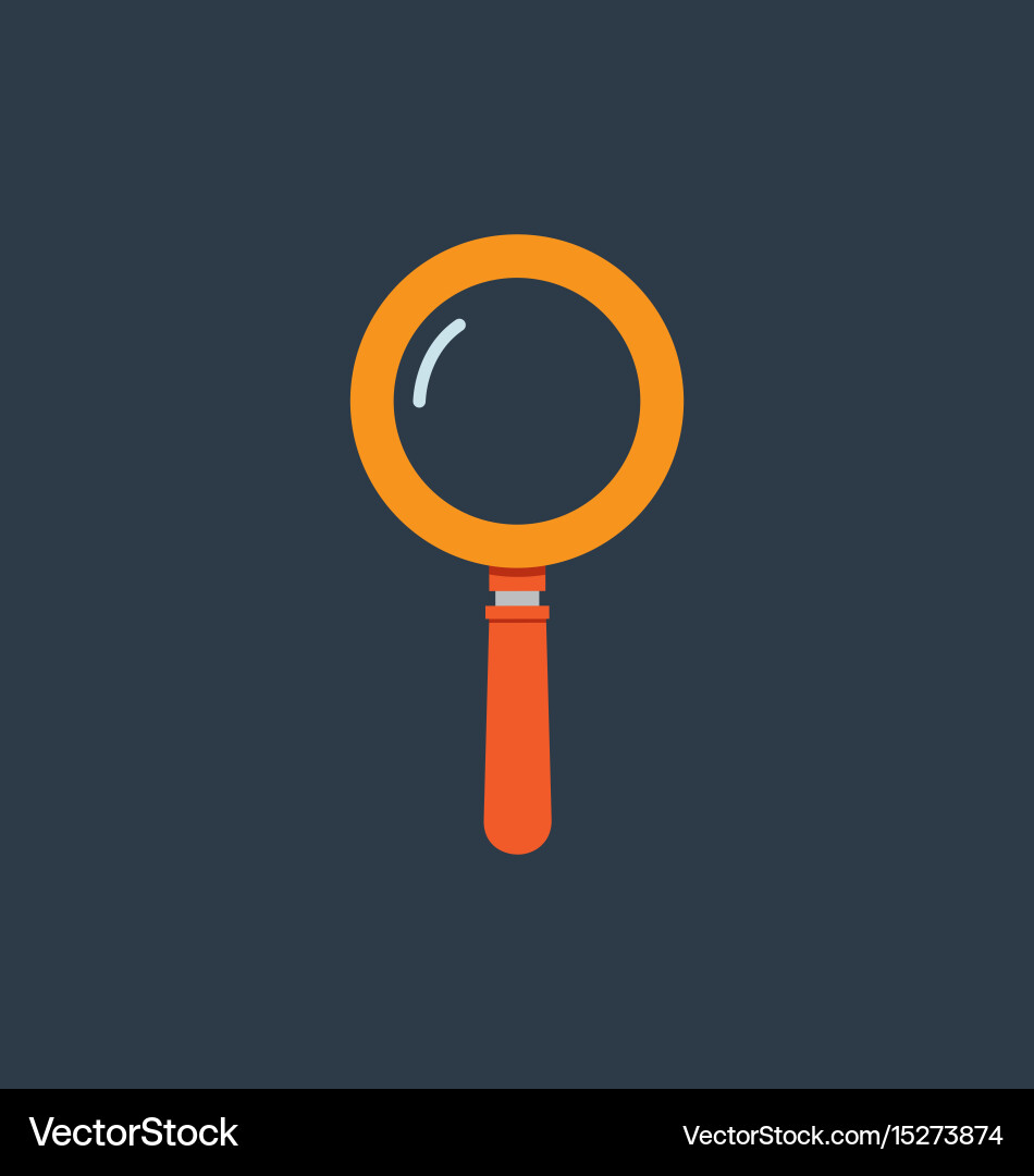 Magnifying glass icon Royalty Free Vector Image