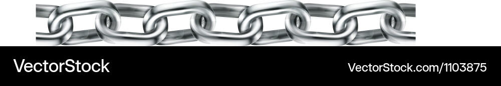 Chain seamless Royalty Free Vector Image - VectorStock