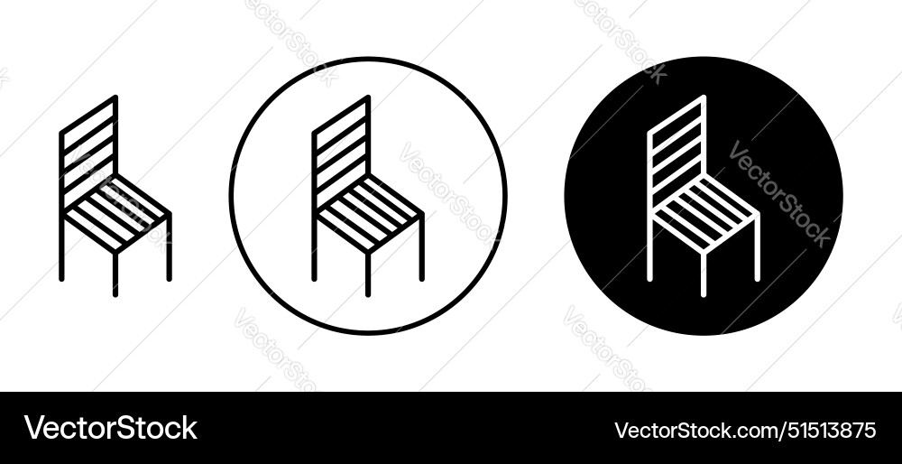 Chair icon Royalty Free Vector Image - VectorStock