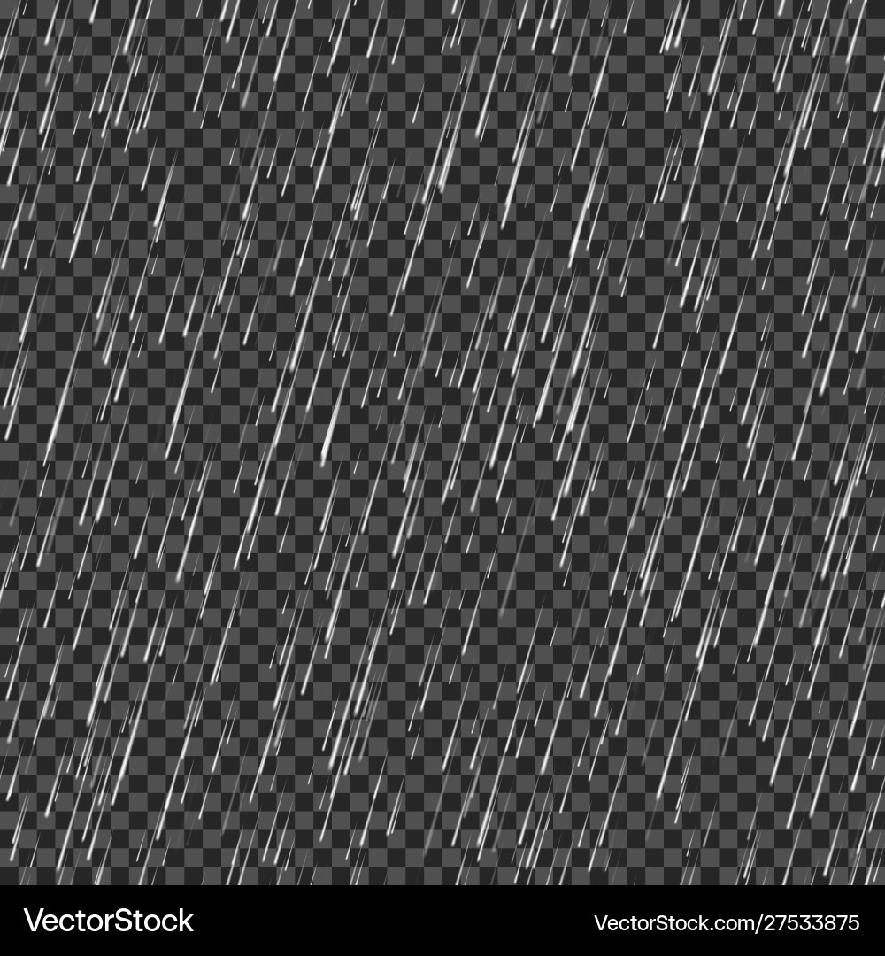 Rainfall Texture - Water Drops Royalty Free Vector Image