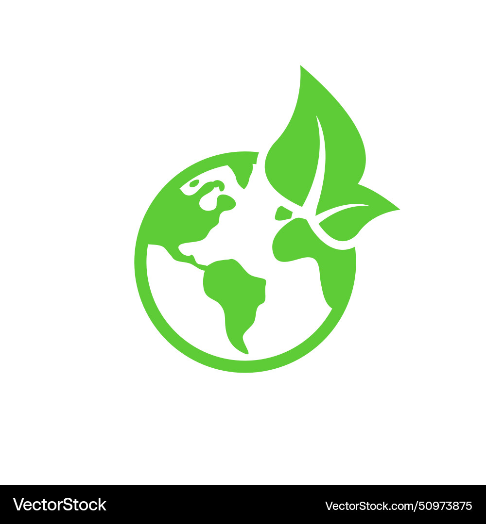 Sustainable development world icon isolated Vector Image