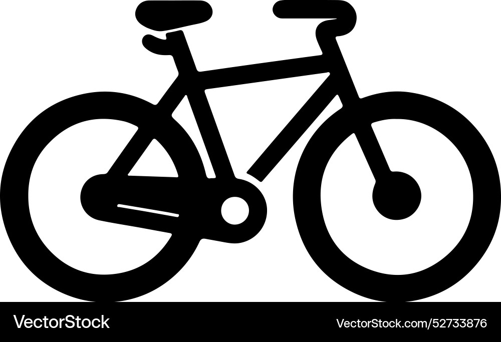 Bicycle icon outline style Royalty Free Vector Image