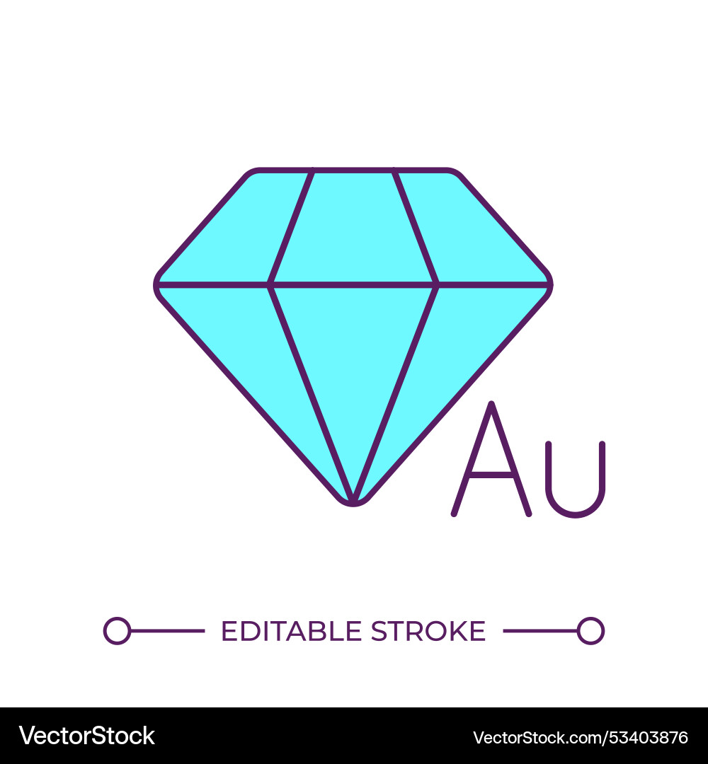 Diamond rgb color icon Royalty Free Vector Image