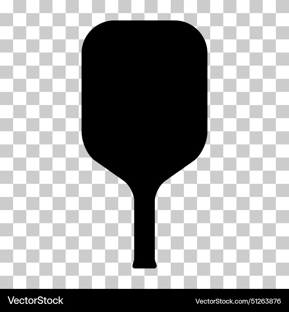 Pickleball racket sport indoor paddle icon web Vector Image