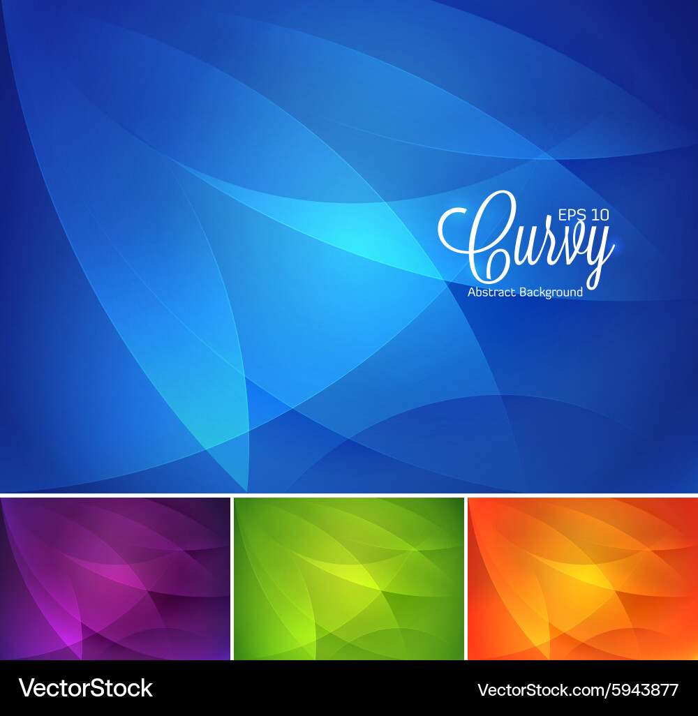 Curvy abstract background Royalty Free Vector Image