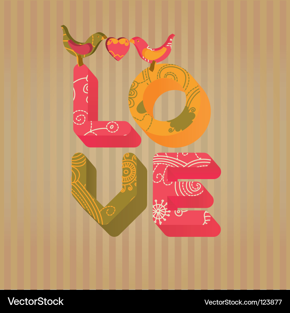 Love background Royalty Free Vector Image - VectorStock