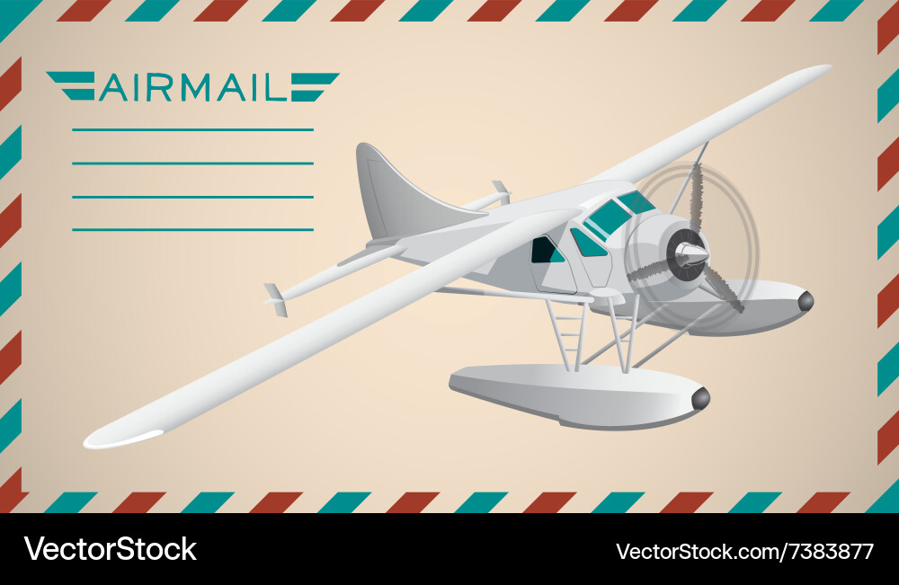 Postal background Royalty Free Vector Image - VectorStock