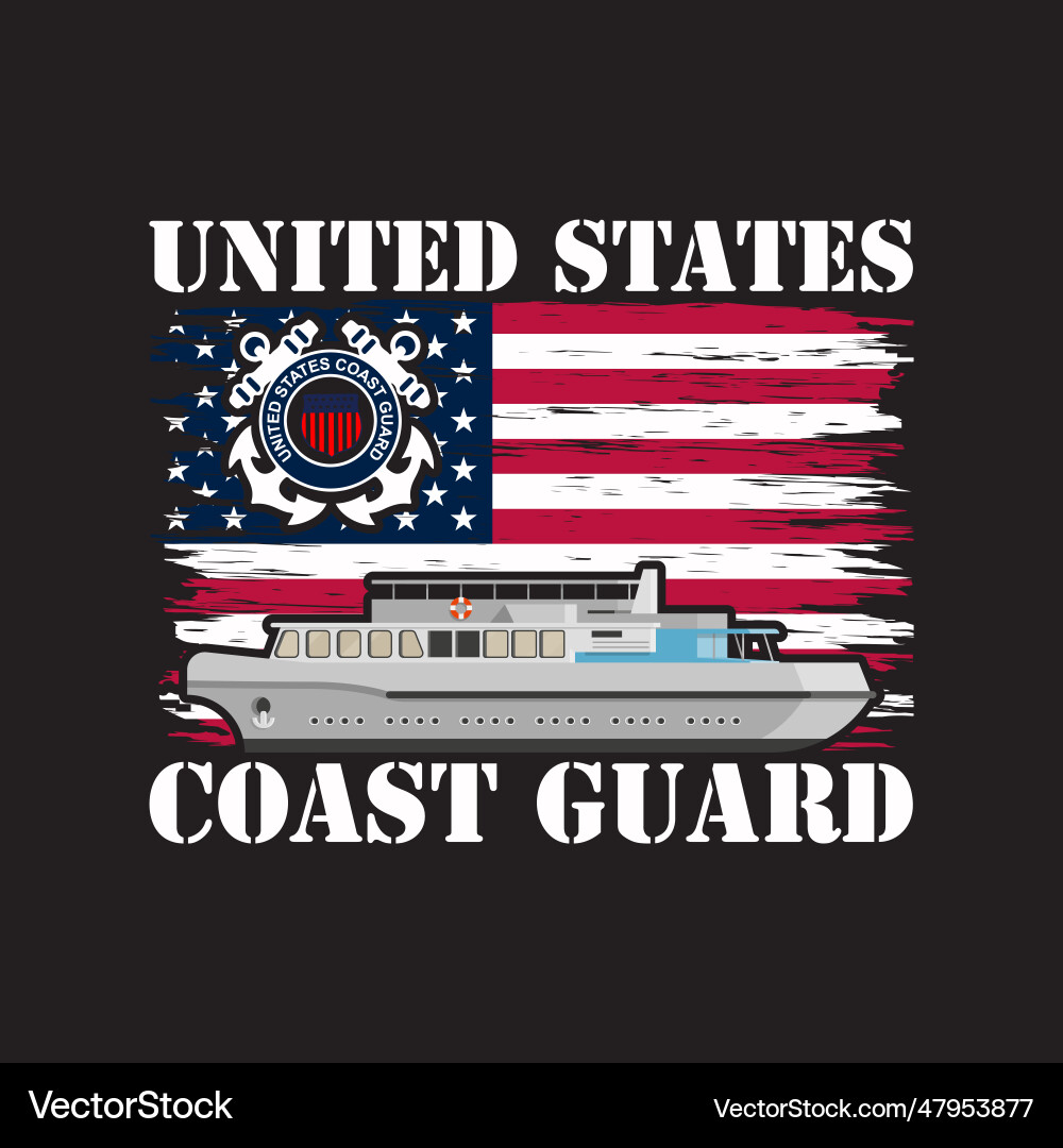 US Coast Guard SVG - Veteran Gift Royalty Free Vector Image