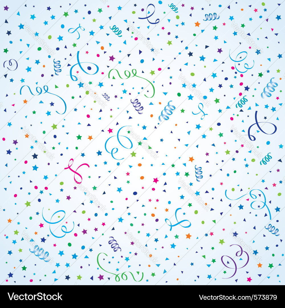 Confetti Royalty Free Vector Image - VectorStock