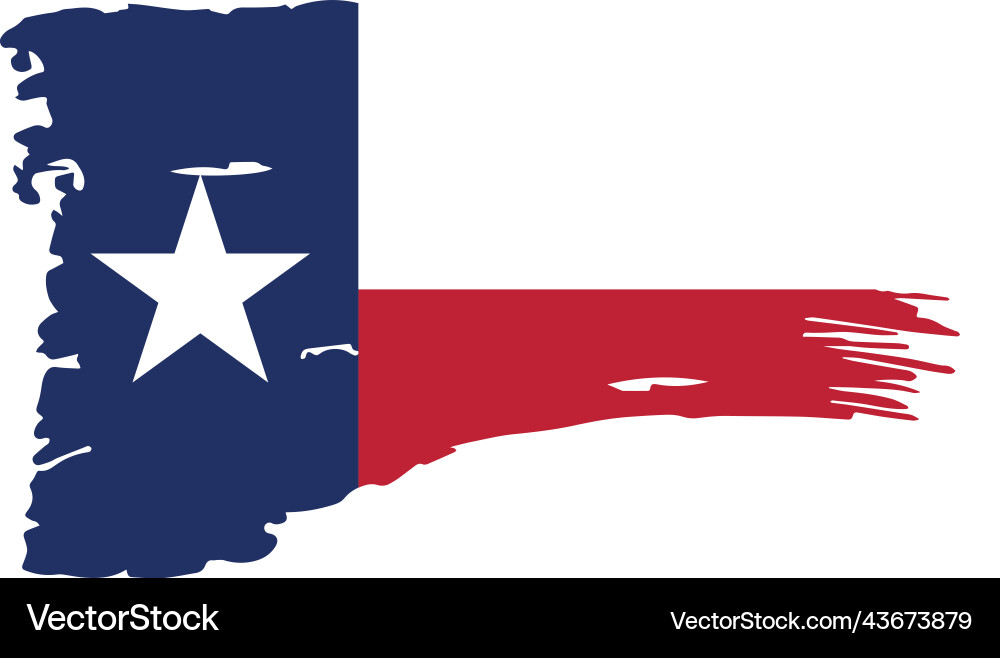 Distressed texas flag usa american america Vector Image