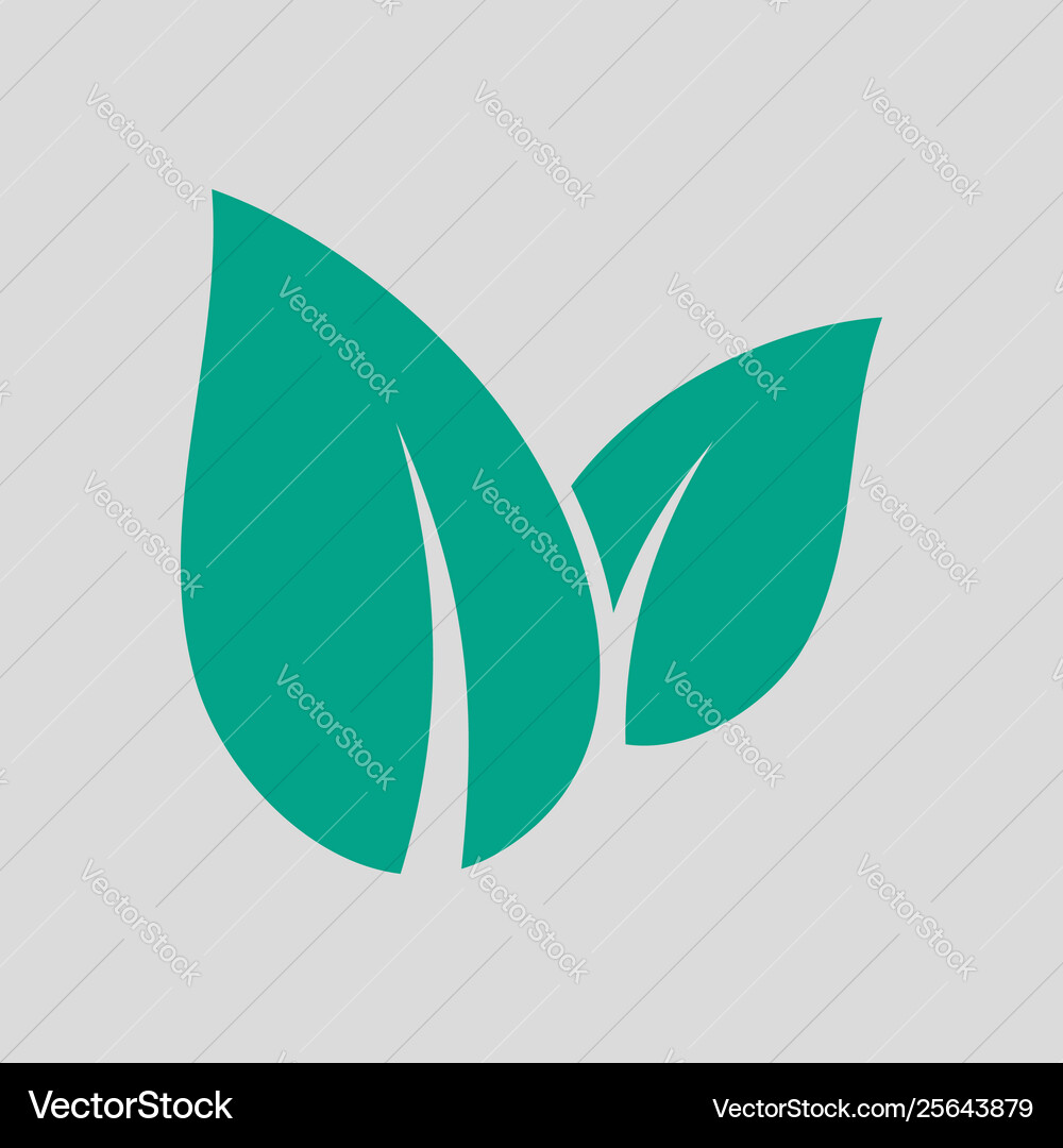 Spa leaves icon Royalty Free Vector Image - VectorStock