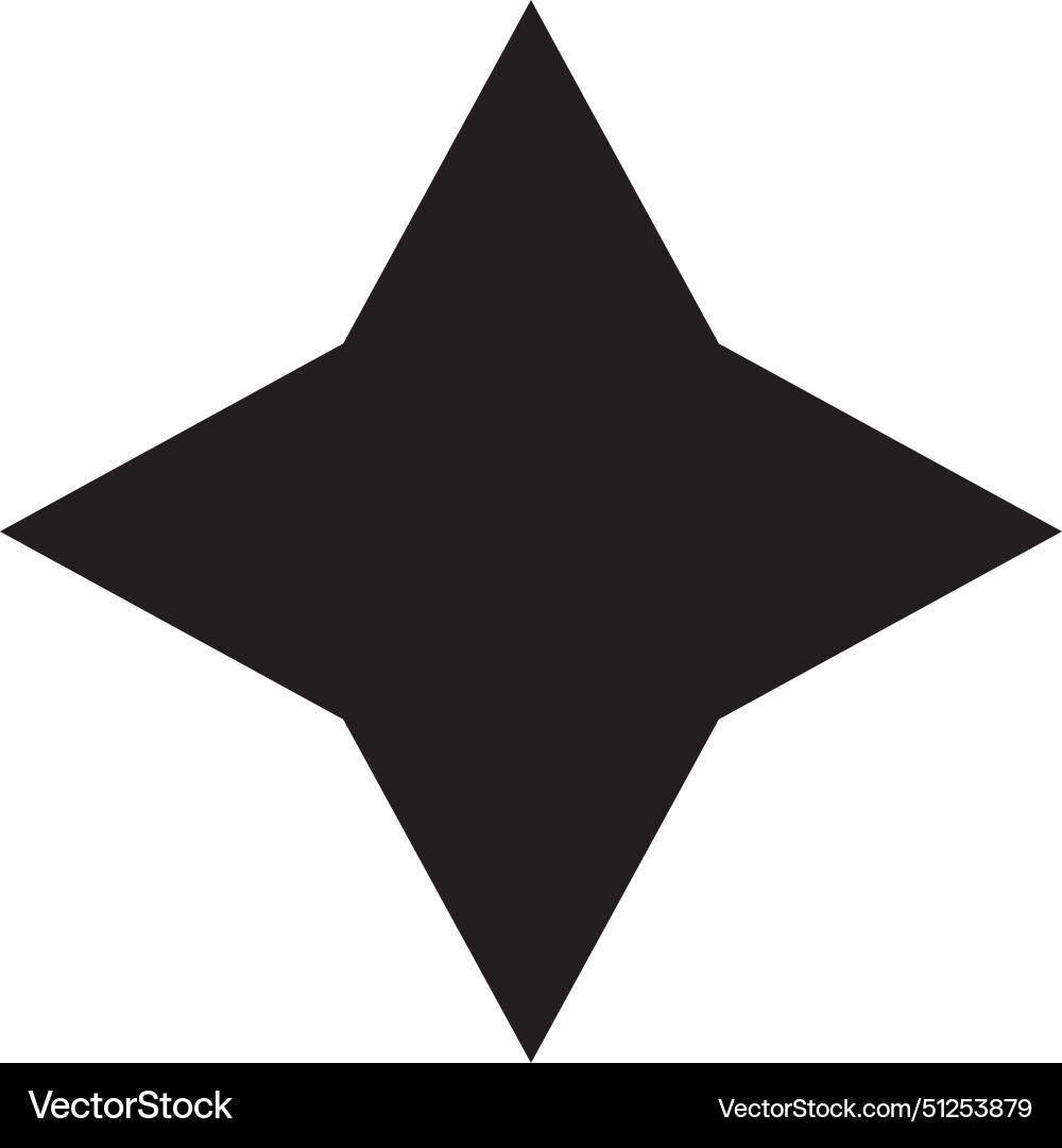 Star sparkle icons collection futuristic shape Vector Image