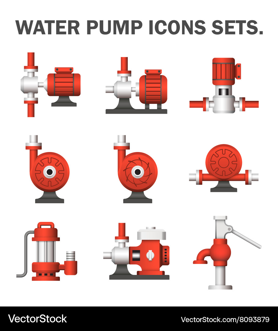 Water pump Royalty Free Vector Image - VectorStock