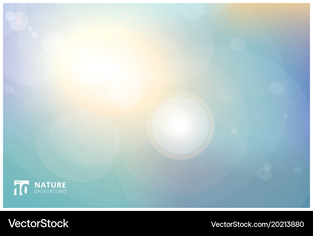 Abstract background landscape nature sunrise Vector Image