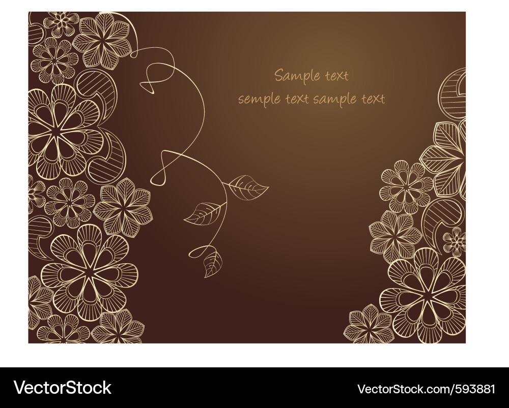 Lace drawing Royalty Free Vector Image - VectorStock