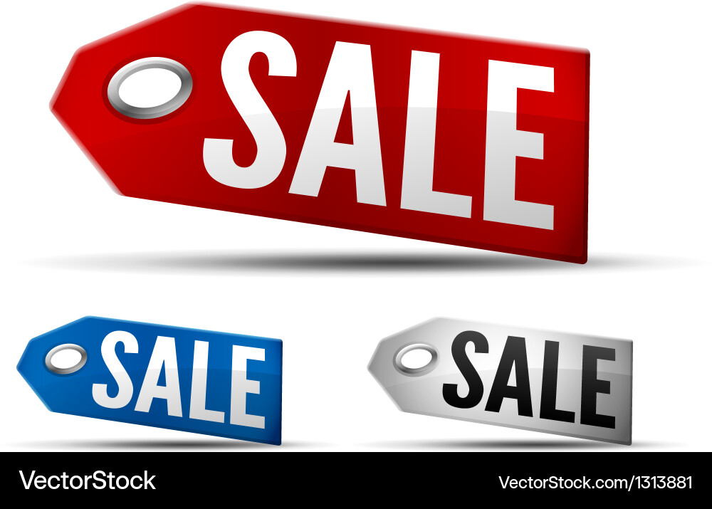Sale tag Royalty Free Vector Image - VectorStock