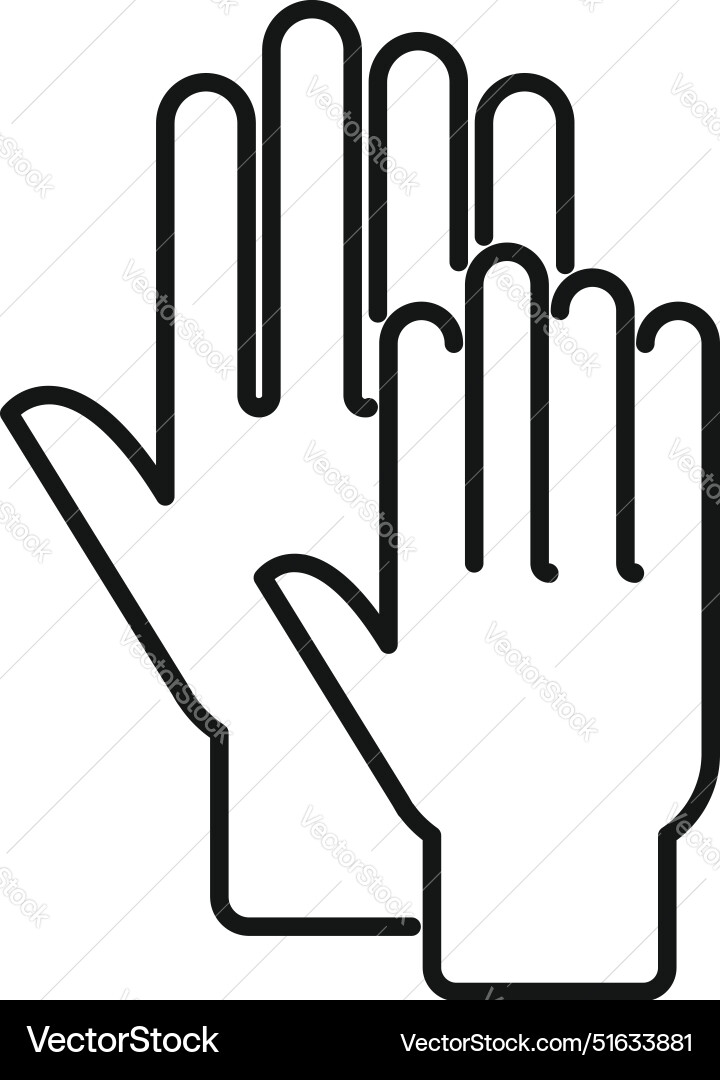 Two hands giving high five for successful teamwork