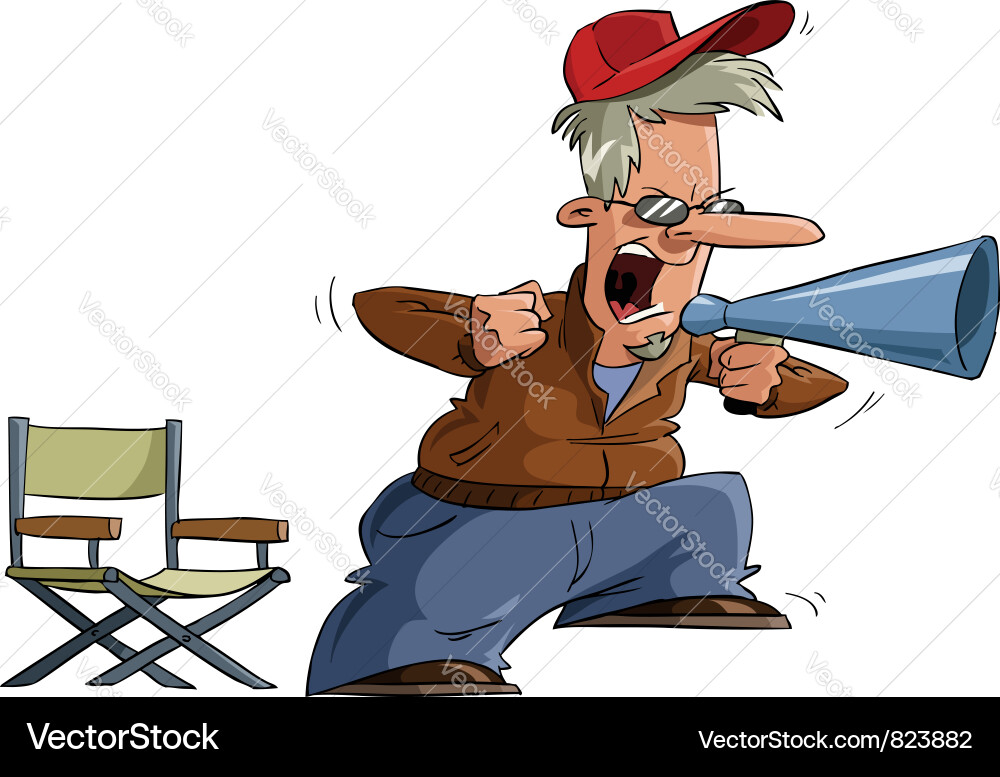 Film Director Royalty Free Vector Image - VectorStock