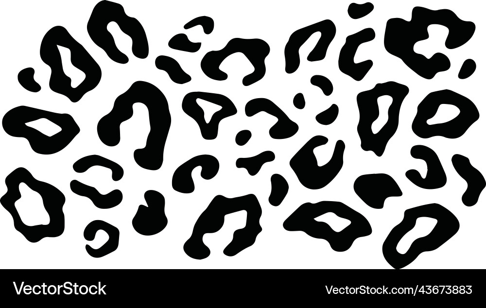 Cheetah and Leopard Print Texture Royalty Free Vector Image